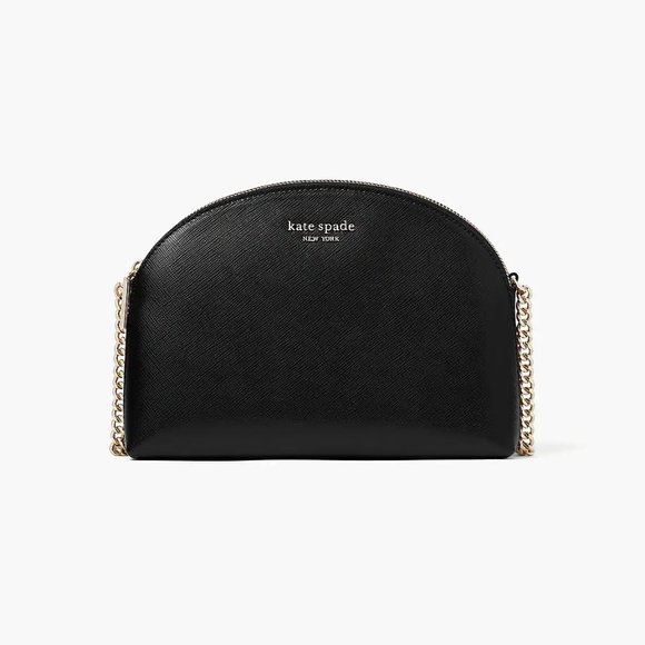 Bags | Kate Spade Spencer Doublezip Dome Crossbody Black | Poshmark